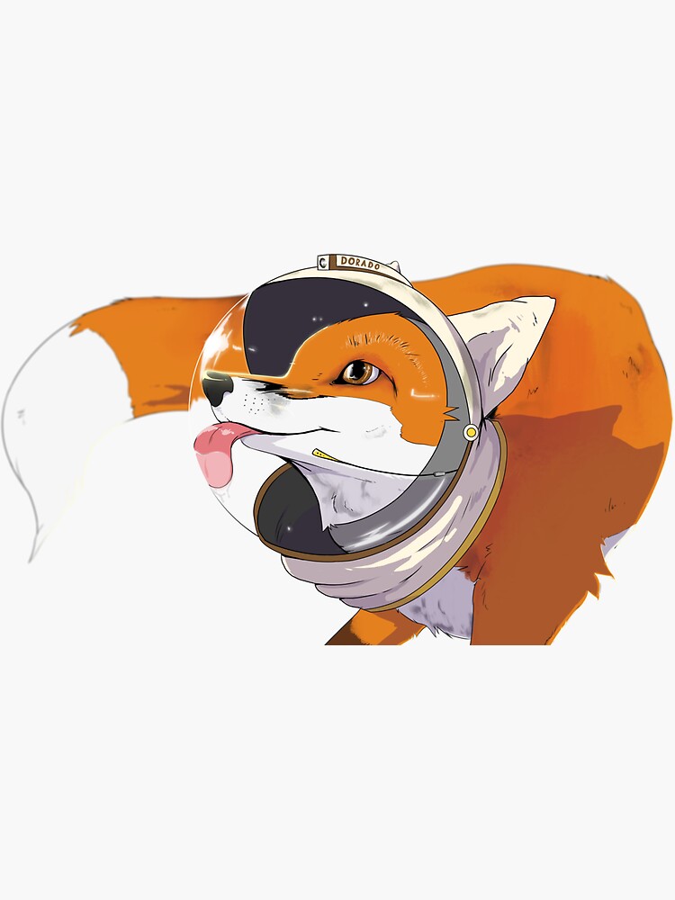 "Space Fox" Sticker for Sale by FoxinuhhBox | Redbubble