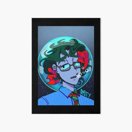 "Daniel Dickens Angels of Death Fishbowl (Blue)" Art Board Print for ...