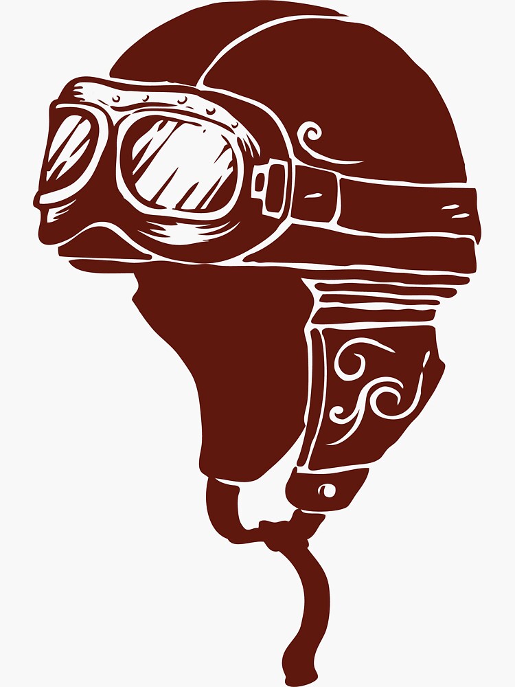 "Bomber Hat" Sticker by RedsStickerShop | Redbubble