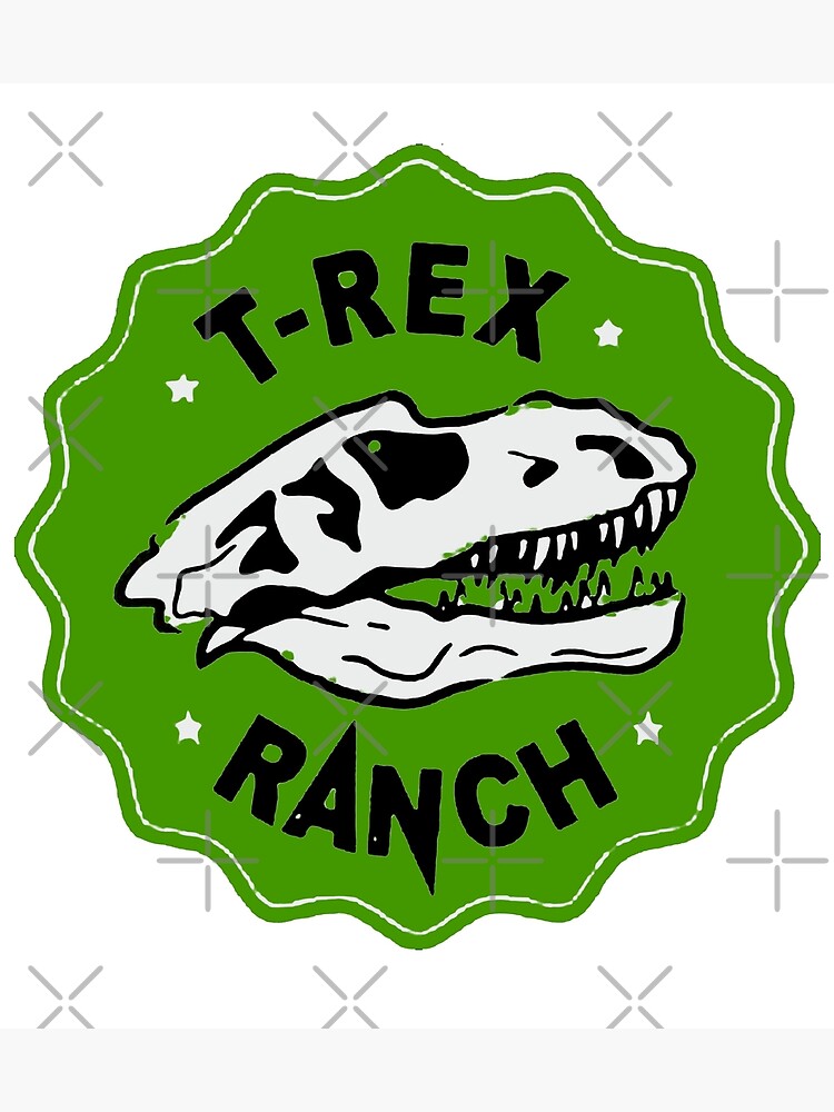 "T Rex Ranch Logo" Poster for Sale by JordanSSeay | Redbubble