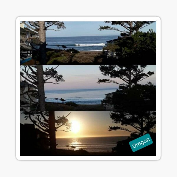 "Ocean view" Sticker by GloFairy | Redbubble