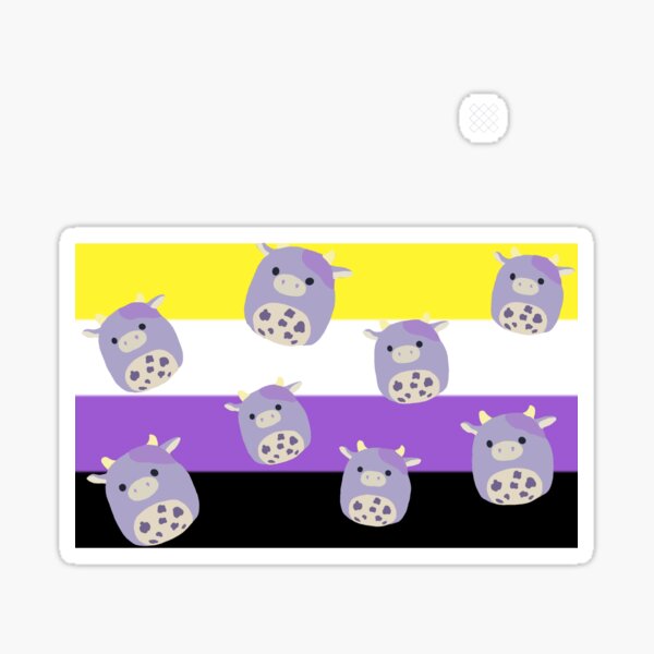 "Non binary " Sticker by kbabyy | Redbubble