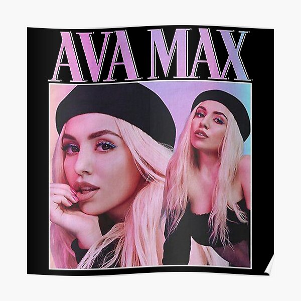 Poster: Ava Max | Redbubble