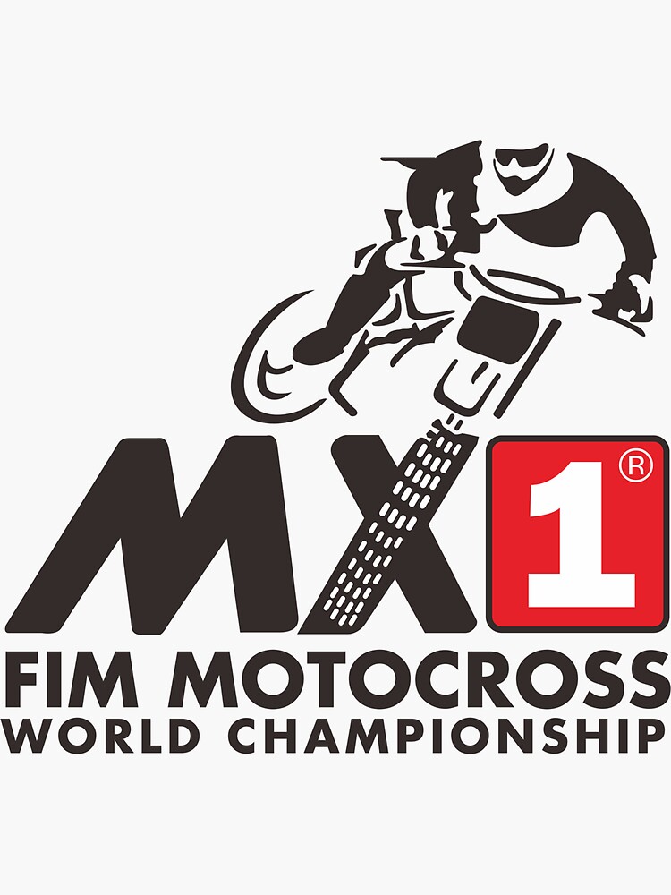 "MX FIM Motocross" Sticker for Sale by sharkarsen | Redbubble