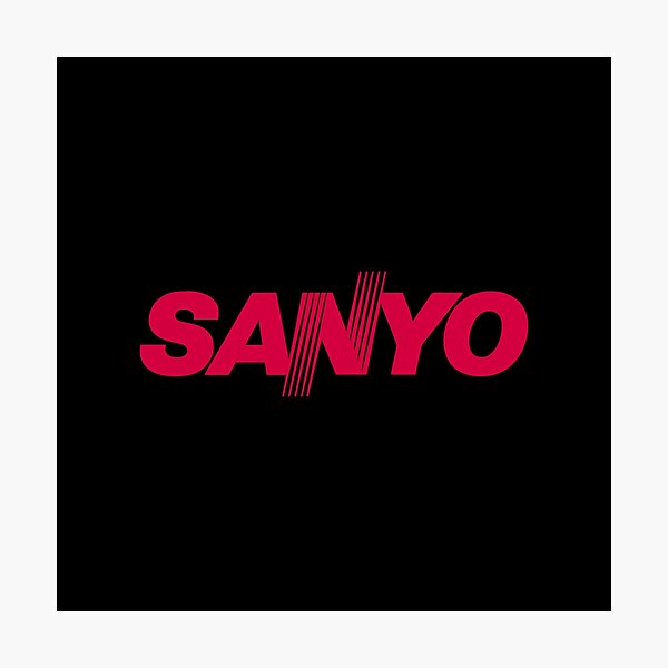 "Electronic-Sanyo Logo" Photographic Print for Sale by HarryLeven79 ...