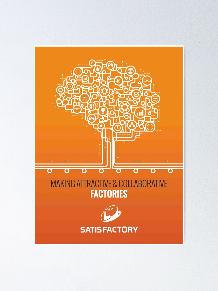 "Satisfactory Game - Poster" Poster by CornerDoorStore | Redbubble
