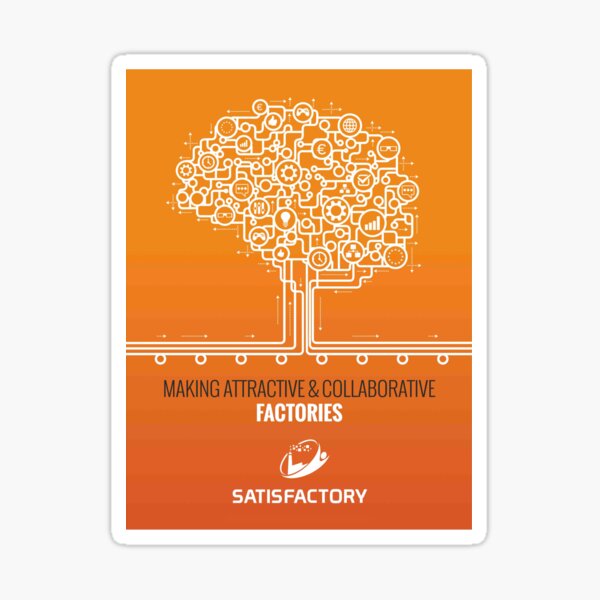 "Satisfactory Game - Poster" Sticker for Sale by CornerDoorStore ...