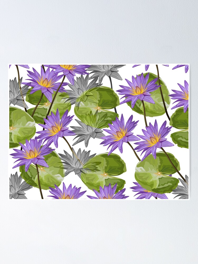 "Lotus purple color " Poster for Sale by WeeraS | Redbubble