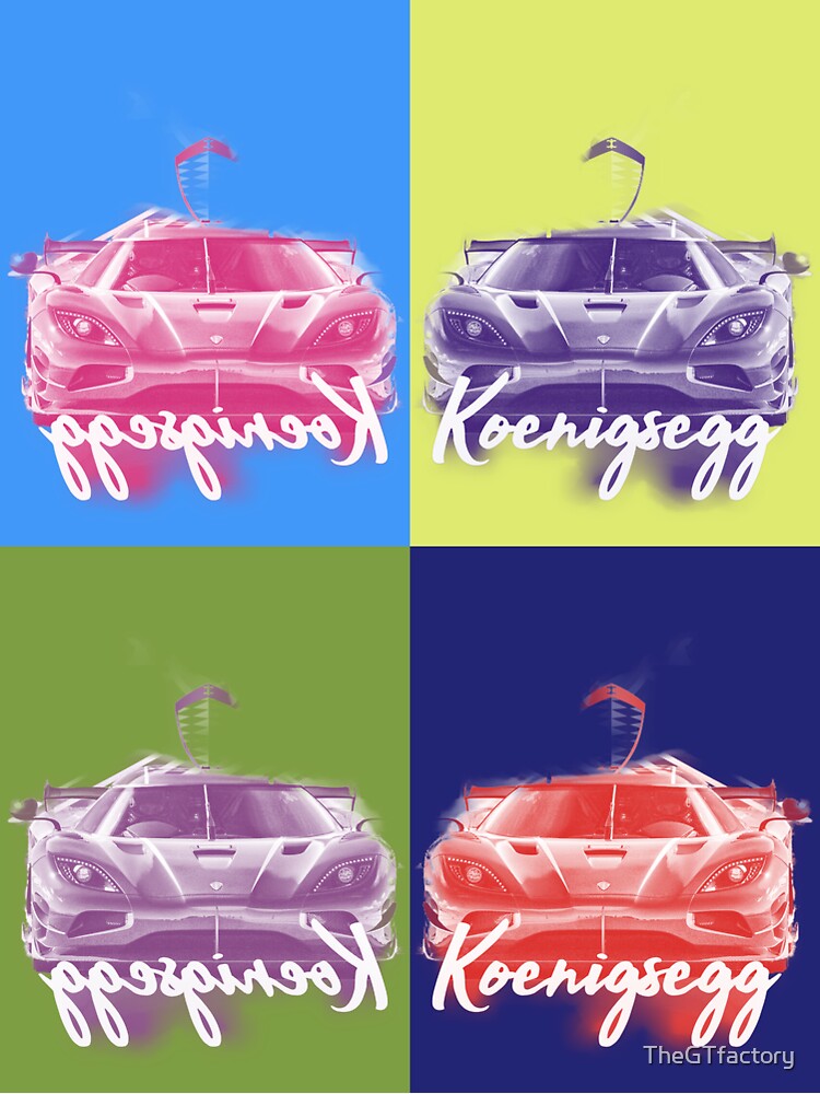 "Koenigsegg Agera RS Paint" Sticker for Sale by TheGTfactory | Redbubble