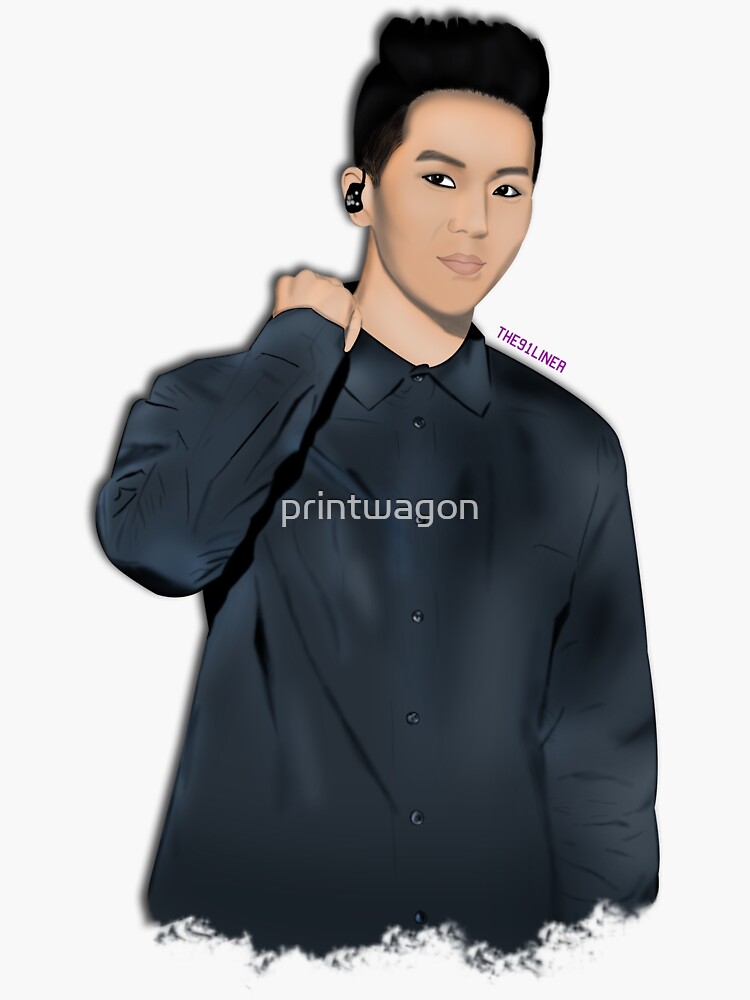 "Mino Fan Art 2.0" Sticker for Sale by printwagon | Redbubble