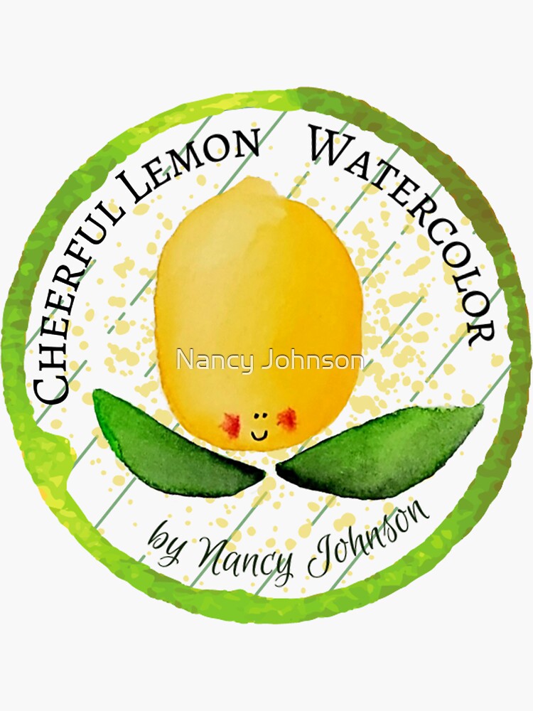 "Cheerful Lemon" Sticker for Sale by Cheerful-lemon | Redbubble