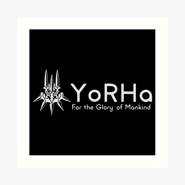 "Awesome Yorha Logo" Art Print by karimbul | Redbubble