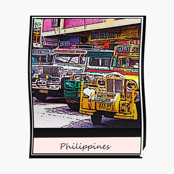 "JEEPNEY" Poster by YUkkiiiph | Redbubble