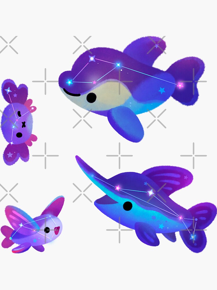 "Ocean constellations" Sticker for Sale by pikaole | Redbubble
