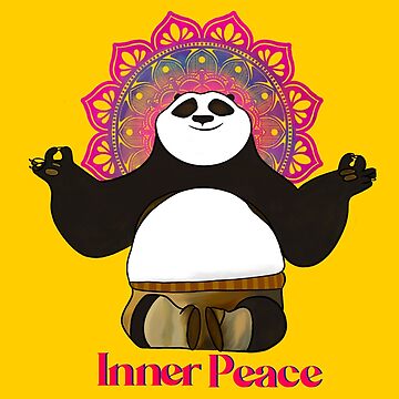 "Cute Yogi Kung Fu Panda Bear- Meditate" Photographic Print for Sale by ...