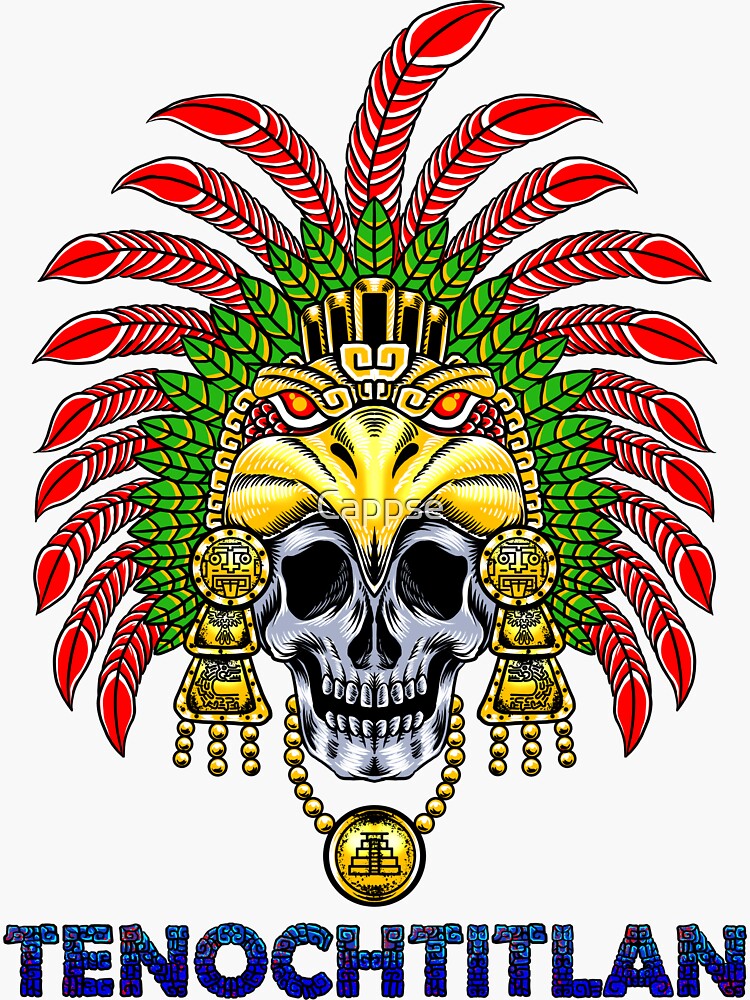 "Tenochtitlan" Sticker for Sale by Cappse | Redbubble