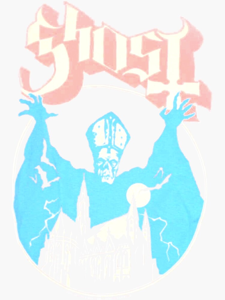 "Ghost T Shirt - Opus Eponymous 100% Official" Sticker for Sale by ...
