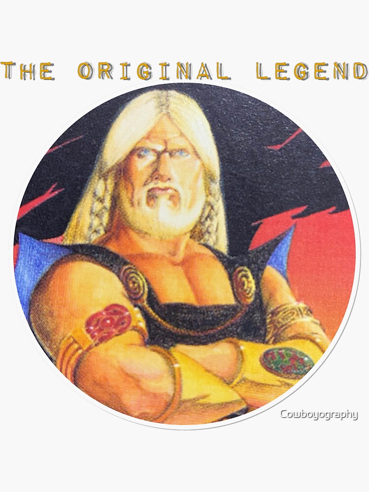 "Ragnar, The Original Legend" Sticker for Sale by Cowboyography | Redbubble