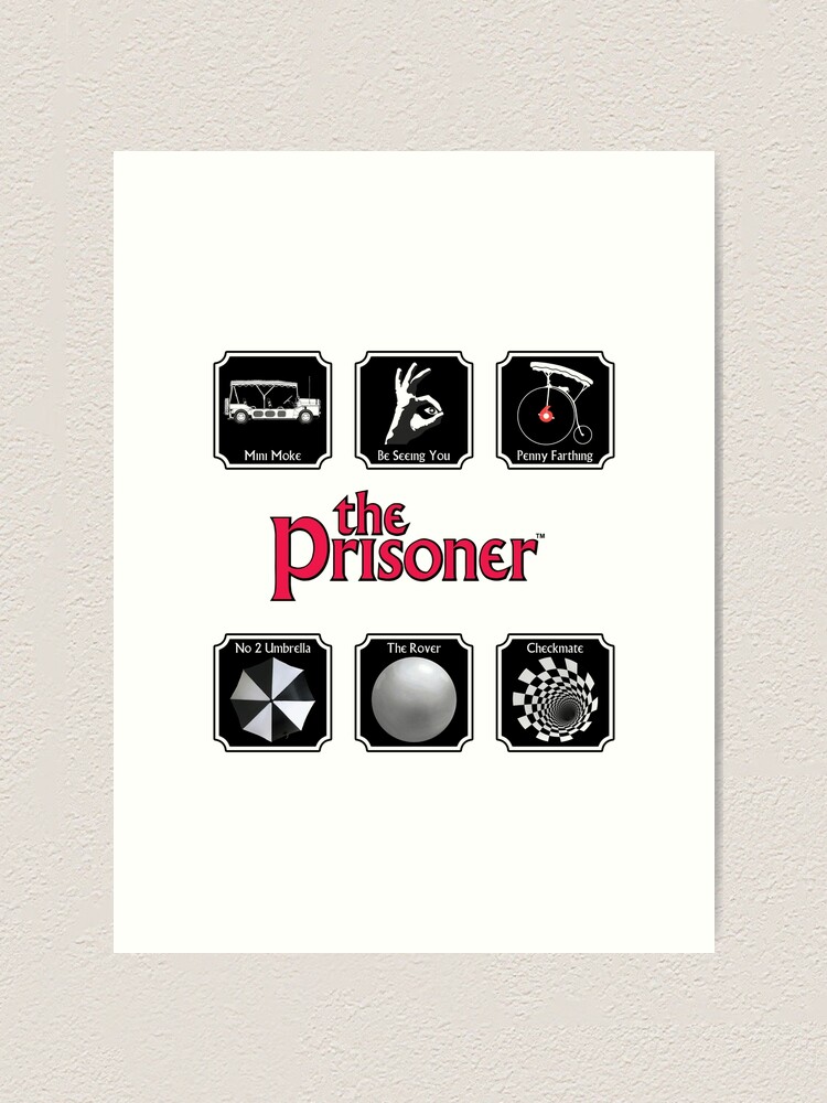 "THE PRISONER - STICKER PACK" Art Print for Sale by KoolDsigns-FLIX ...
