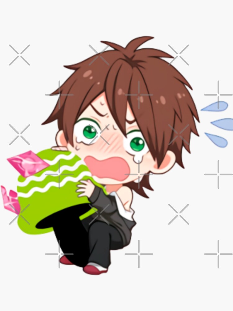 "Cutest yarichin b club - cute chibi" Sticker for Sale by ANIME-T-shirts | Redbubble