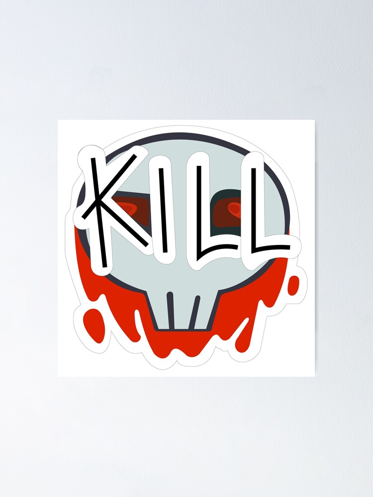 "Kill Button Among us" Poster for Sale by MisterAB | Redbubble