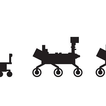 "Mars Rover Family Portrait" Sticker for Sale by JediDesign | Redbubble