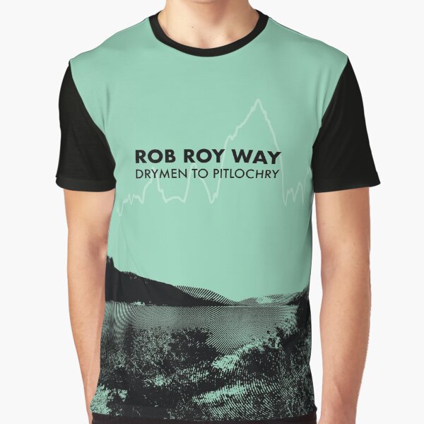 "The Rob Roy Way Elevation Art - Green" T-shirt for Sale by ...