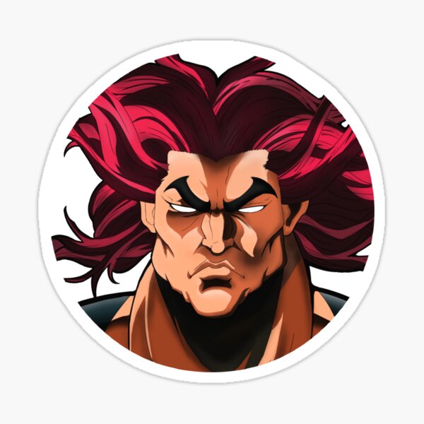 "Baki , Yujiro Hanma badass fanart " Sticker by ShindouArt | Redbubble