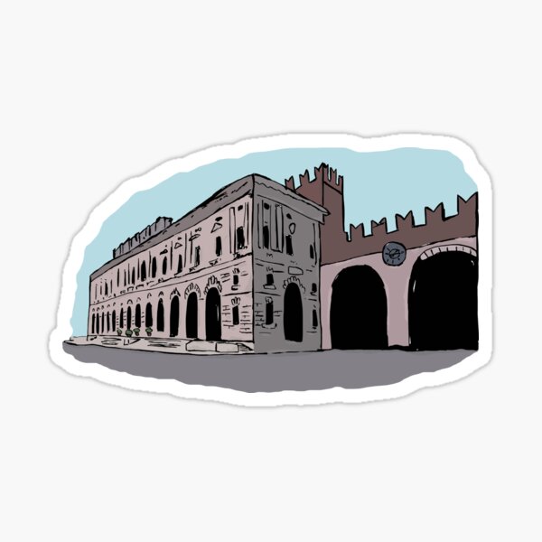 "Gran Guardia Palace,Verona" Sticker by Logan81 | Redbubble