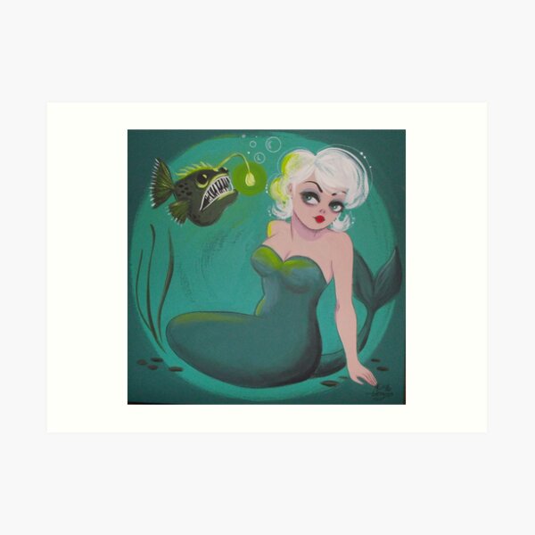 "Anglin'" Art Print for Sale by elgatogomez | Redbubble