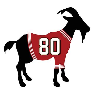 "Jerry Rice GOAT" Sticker for Sale by cwijeta | Redbubble