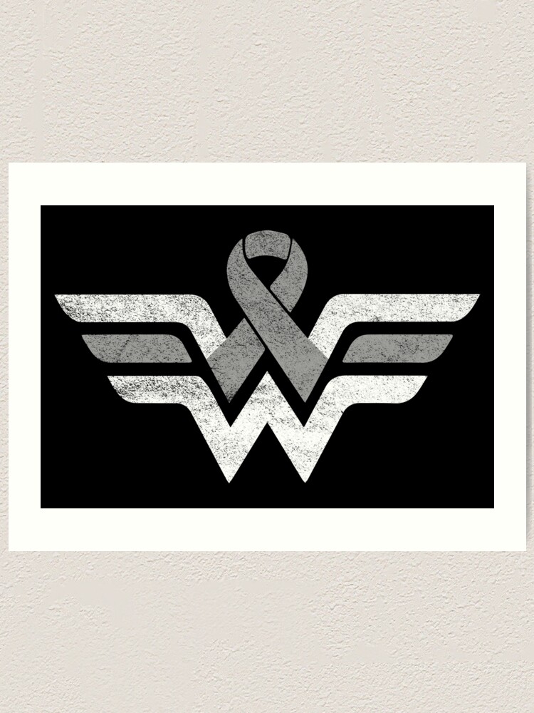 "Borderline Personality Disorder (BPD) Gray Awareness Ribbon " Art ...