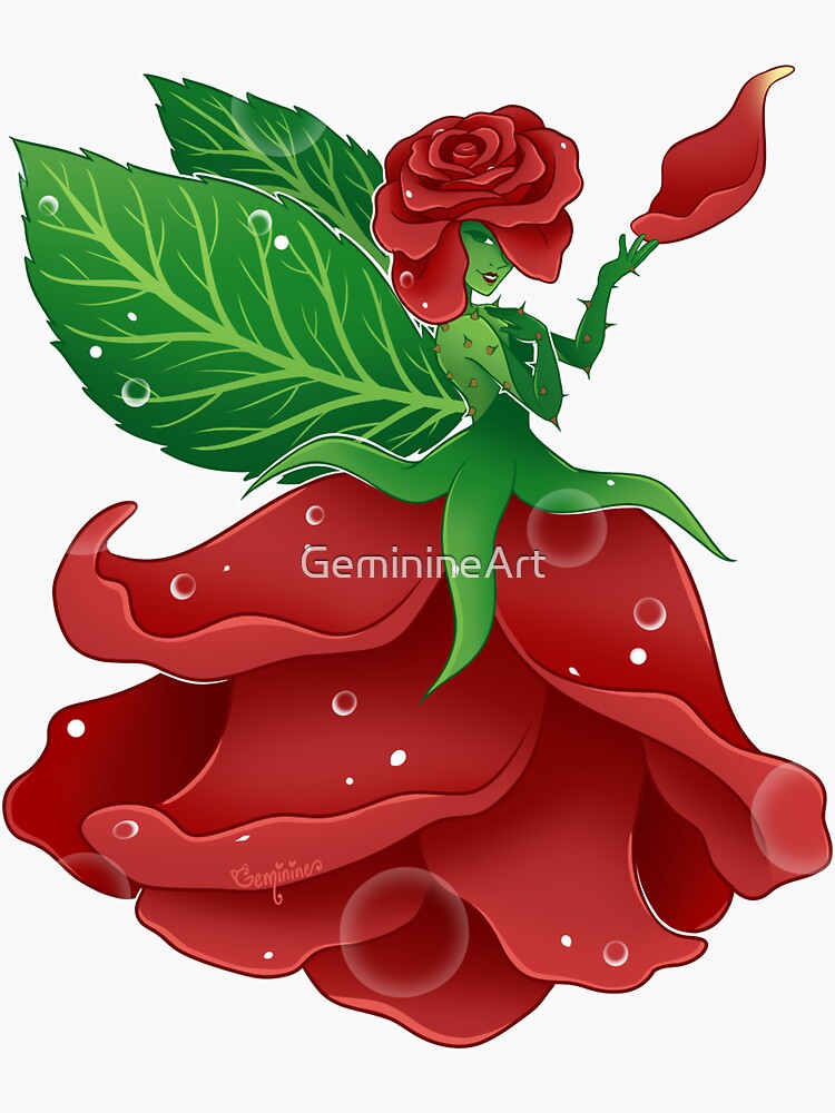 "Rose Sprite" Sticker for Sale by GeminineArt | Redbubble