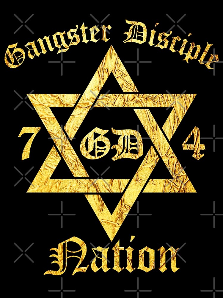 Gd Folk Gang Signs Gangster Disciple Nation 74 GD Scarf