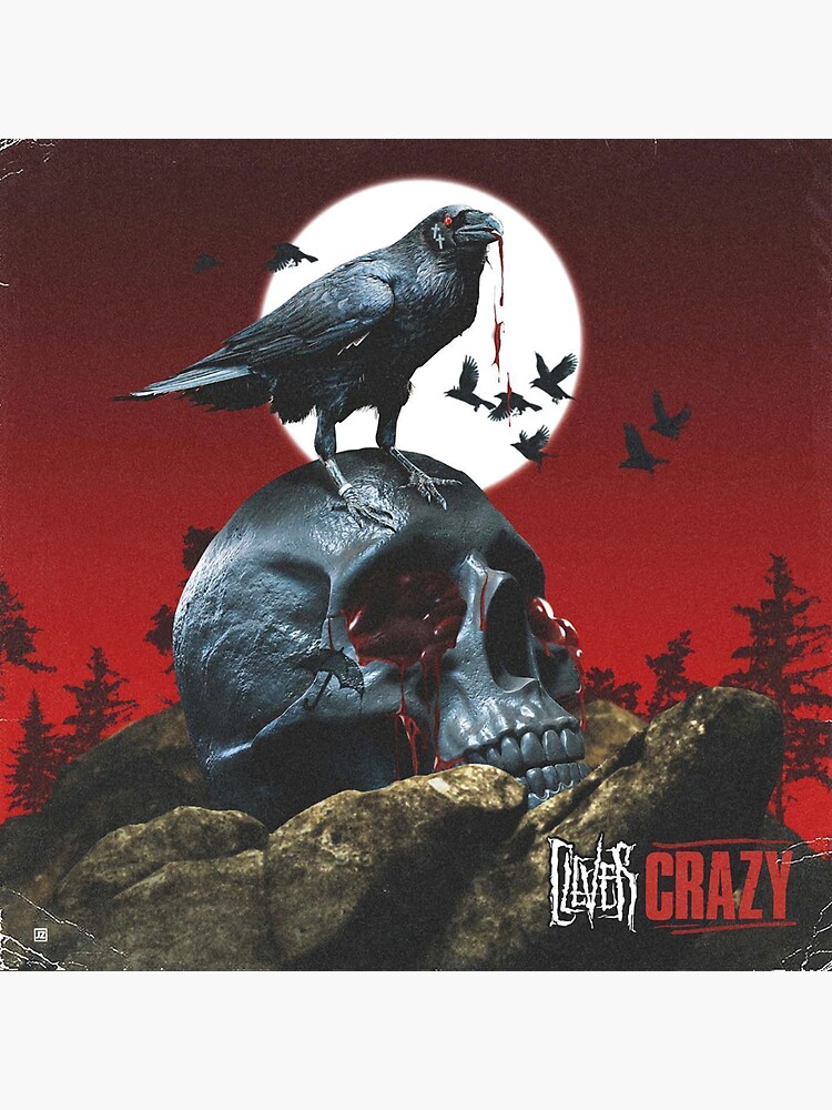 "Crazy Crows" Sticker for Sale by DougLapan | Redbubble