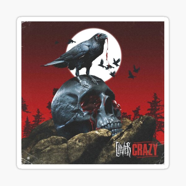 "Crazy Crows" Sticker for Sale by DougLapan | Redbubble