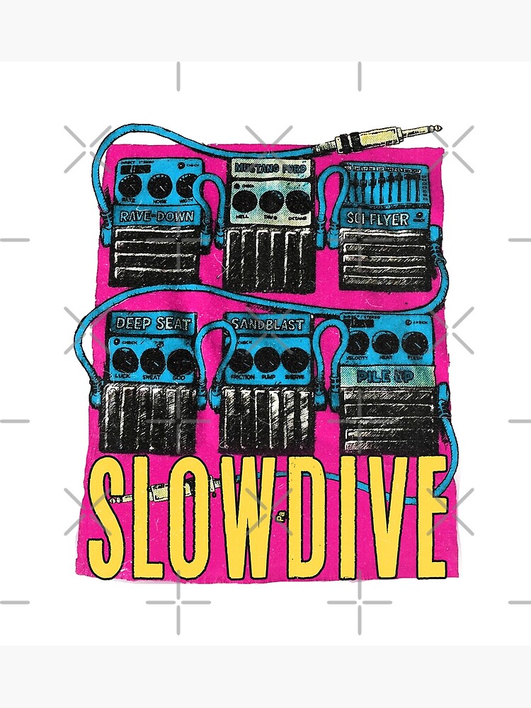 "Slowdive fan art " Poster by Designsku | Redbubble