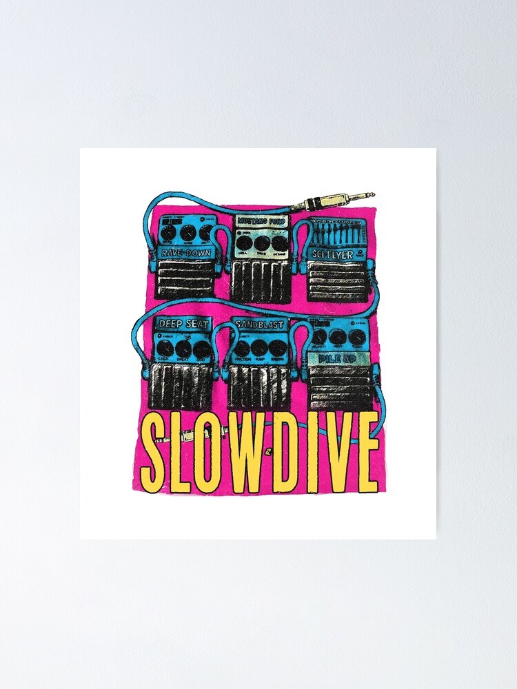 "Slowdive fan art " Poster by Designsku | Redbubble