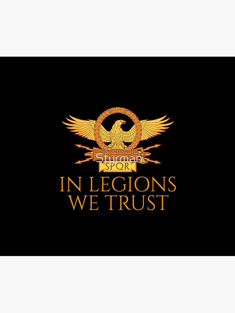 "Ancient Rome - In Legions We Trust - SPQR" Throw Blanket for Sale by ...