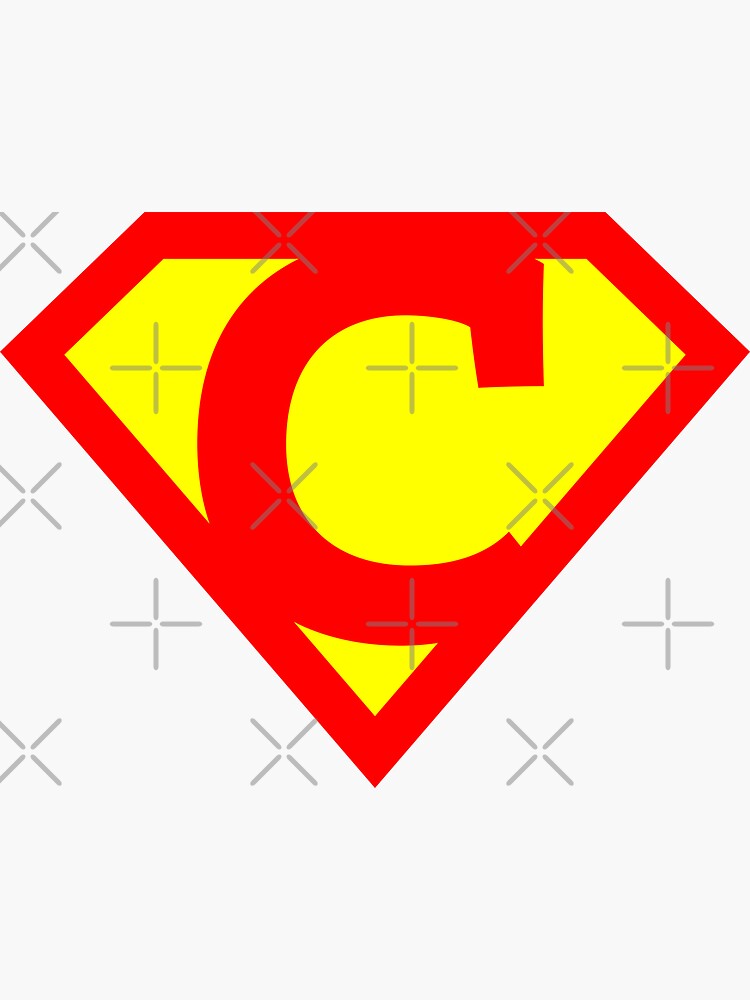"Letter C | Vol.4 | a-z Super Letter" Sticker for Sale by GoodGamesMP ...