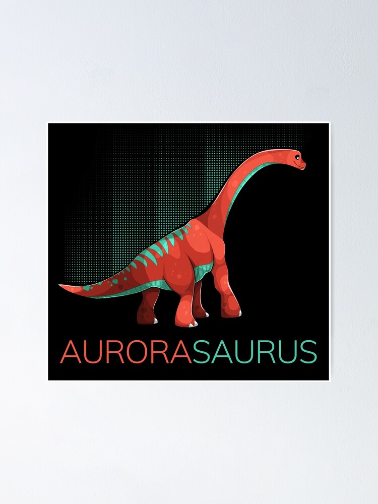 "Aurorasaurus logo" Poster by TweetAurora | Redbubble