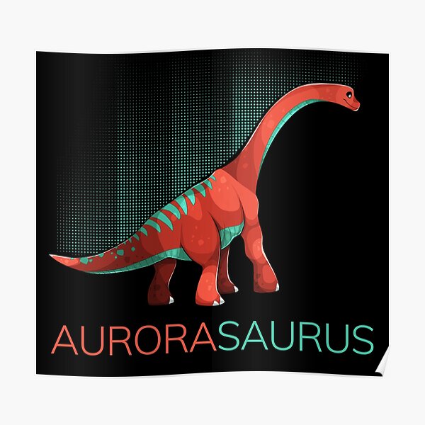 "Aurorasaurus logo" Poster by TweetAurora | Redbubble