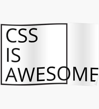 Css: Posters | Redbubble