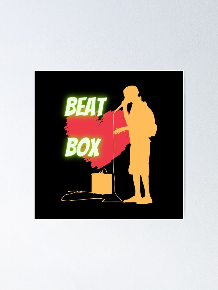 "I love beatbox" Poster for Sale by BeatboxHero | Redbubble