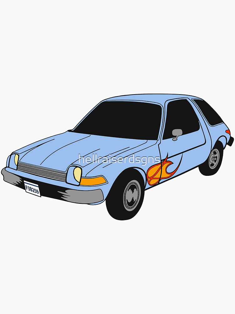 "AMC Pacer" Sticker for Sale by hellraiserdsgns | Redbubble