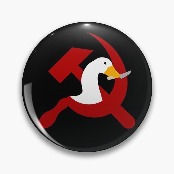 "Communism goose" Pin for Sale by tsfea | Redbubble