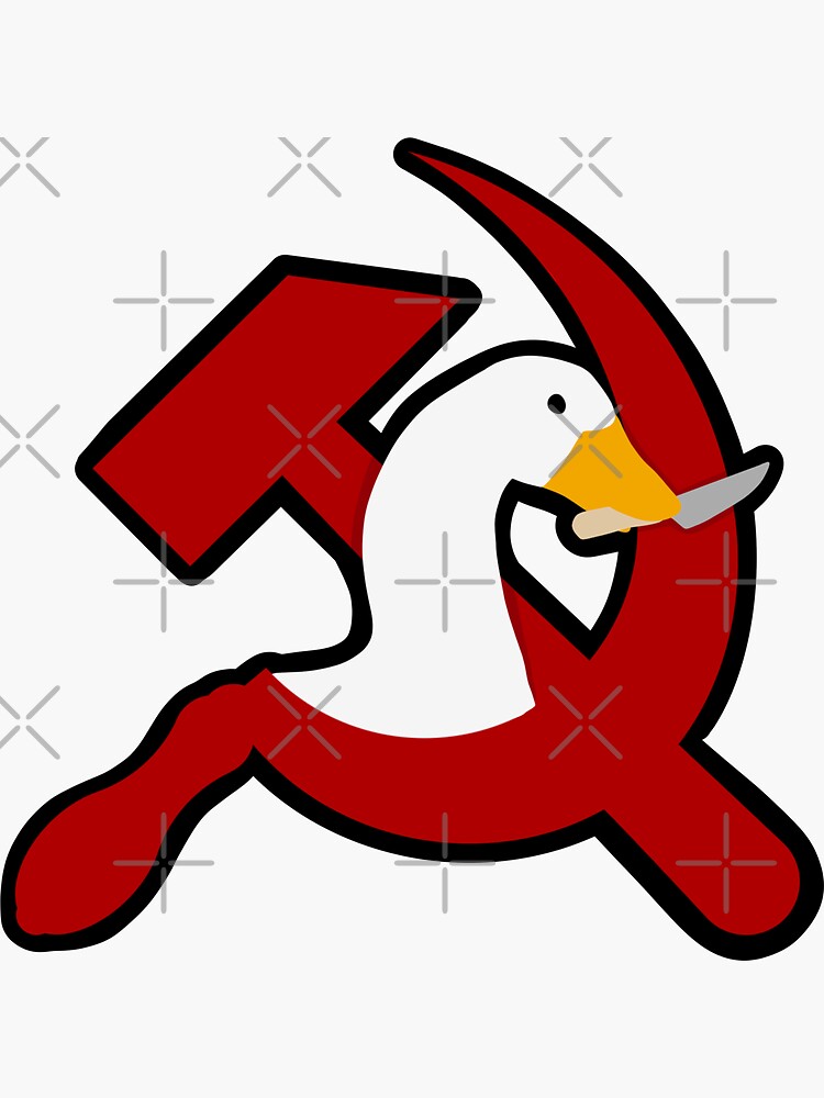 "Communism goose" Sticker for Sale by tsfea | Redbubble