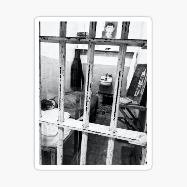 "Historic Prison Cell" Sticker for Sale by urbanfragments | Redbubble