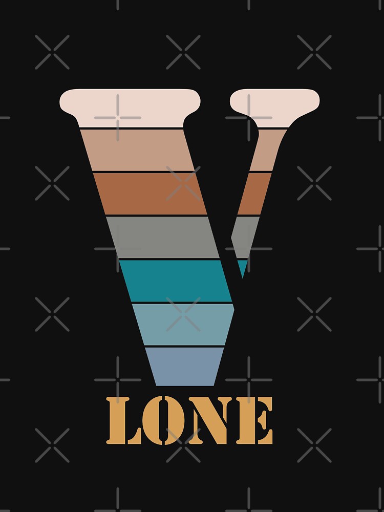 "V LONE Seven colors" T-shirt for Sale by arenaz | Redbubble | supreme ...