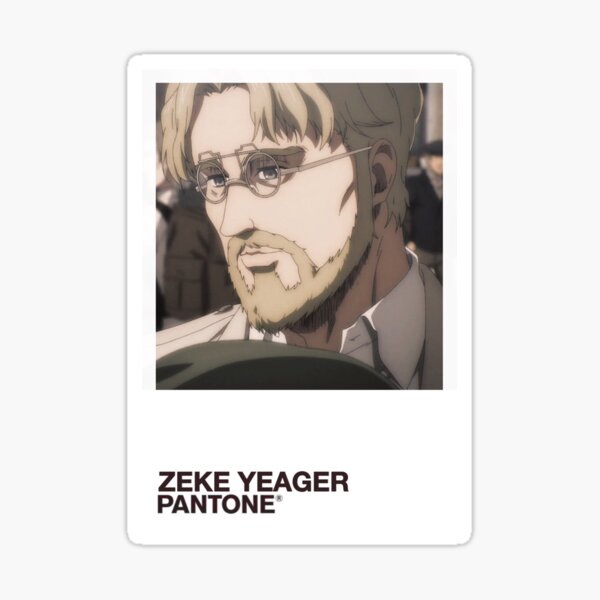 "Zeke Yeager Color Swatch" Sticker for Sale by dayna5970 | Redbubble